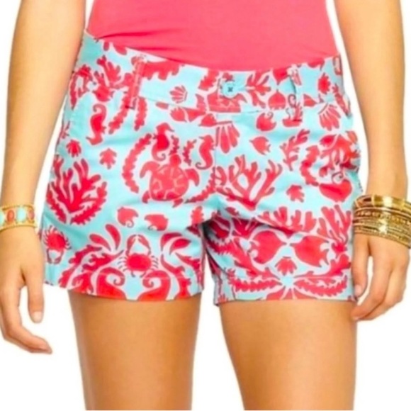 Lilly Pulitzer | Shorts | Lilly Pulitzer Callahan Short In Shorely Blue ...